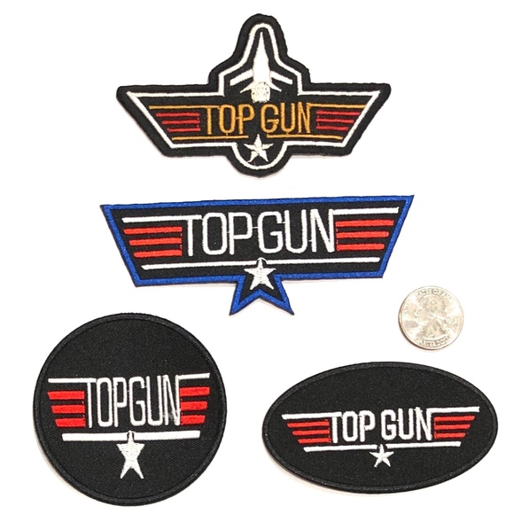 Accessories | Top Gun Patch Iron On Air Force Military Pilot Usa | Poshmark